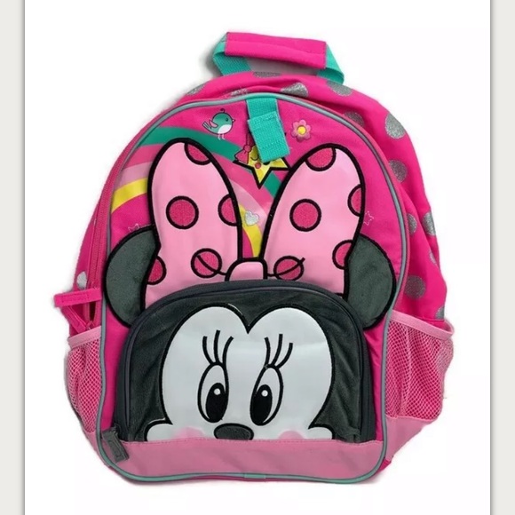 Disney | Accessories | Disney Store Deluxe Minnie Mouse New Backpack ...